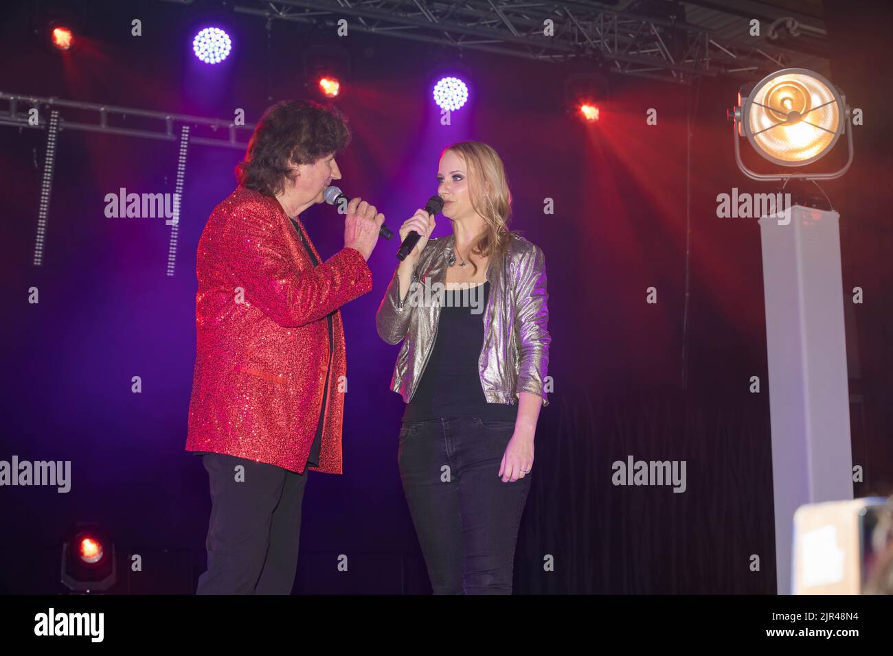 Olaf Malolepski aka Olaf der Flipper und Tochter Pia Malolepski aka Pia ...