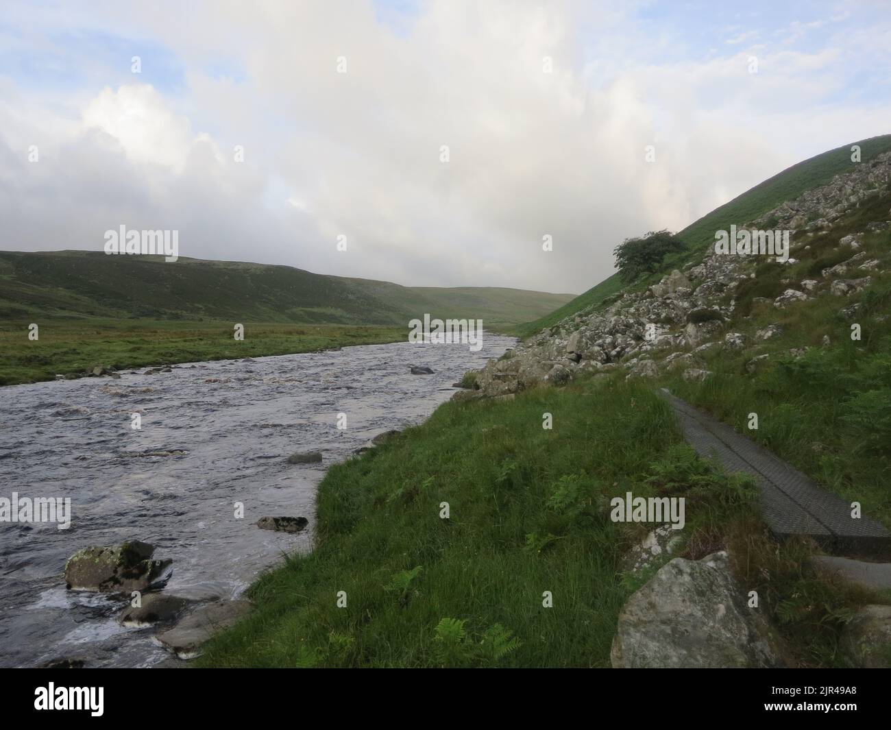 The Pennine Way National Trail Long-distance hiking trail. England. UK ...