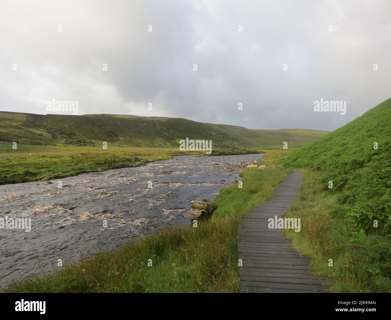 The Pennine Way National Trail Long-distance hiking trail. England. UK ...