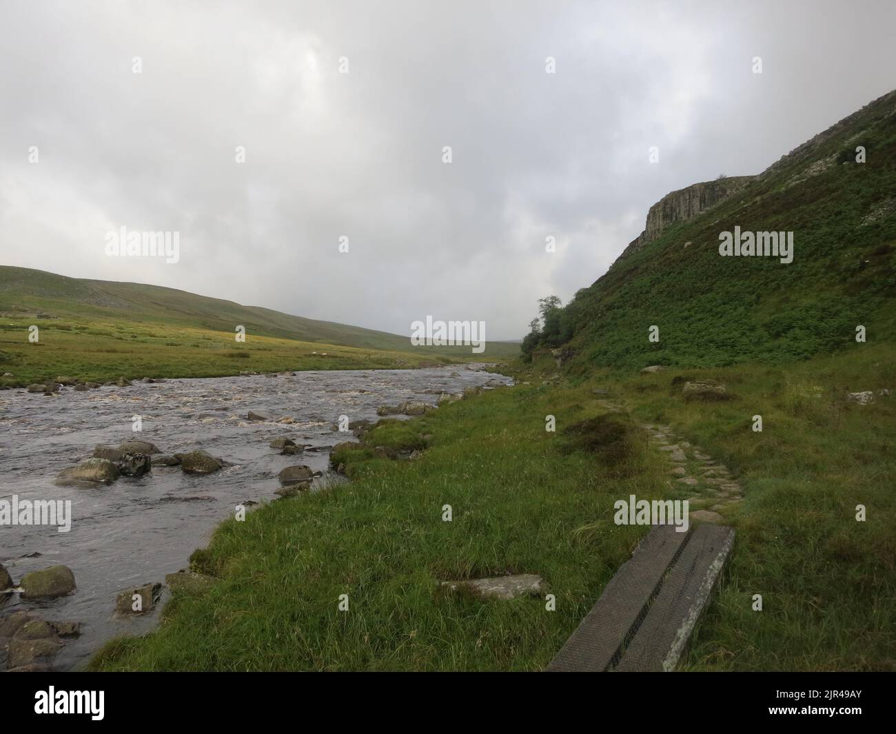 The Pennine Way National Trail Long-distance hiking trail. England. UK ...