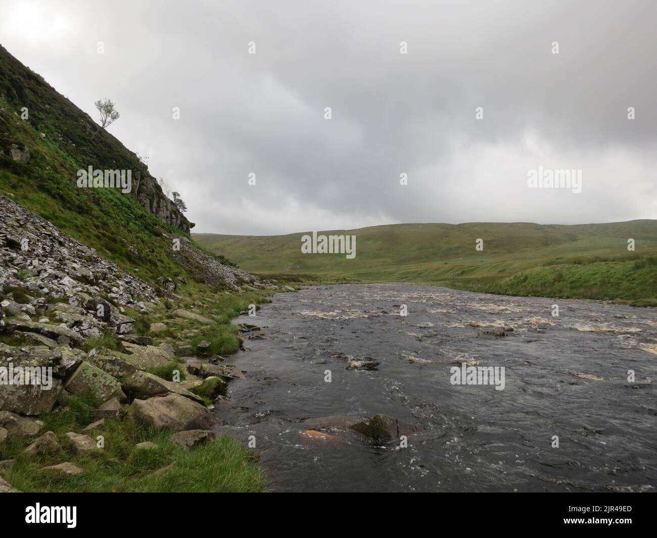 The Pennine Way National Trail Long-distance hiking trail. England. UK ...