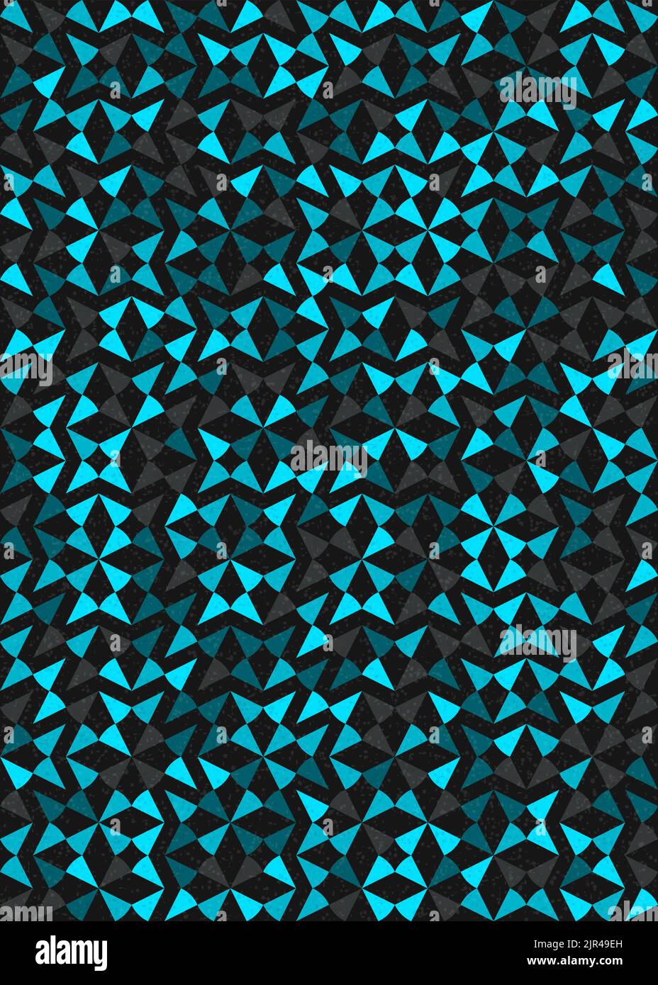 Abstract Geometrical generative computational art illustration Stock ...