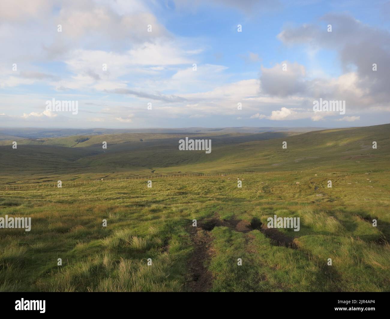 The Pennine Way National Trail Long-distance hiking trail. England. UK ...