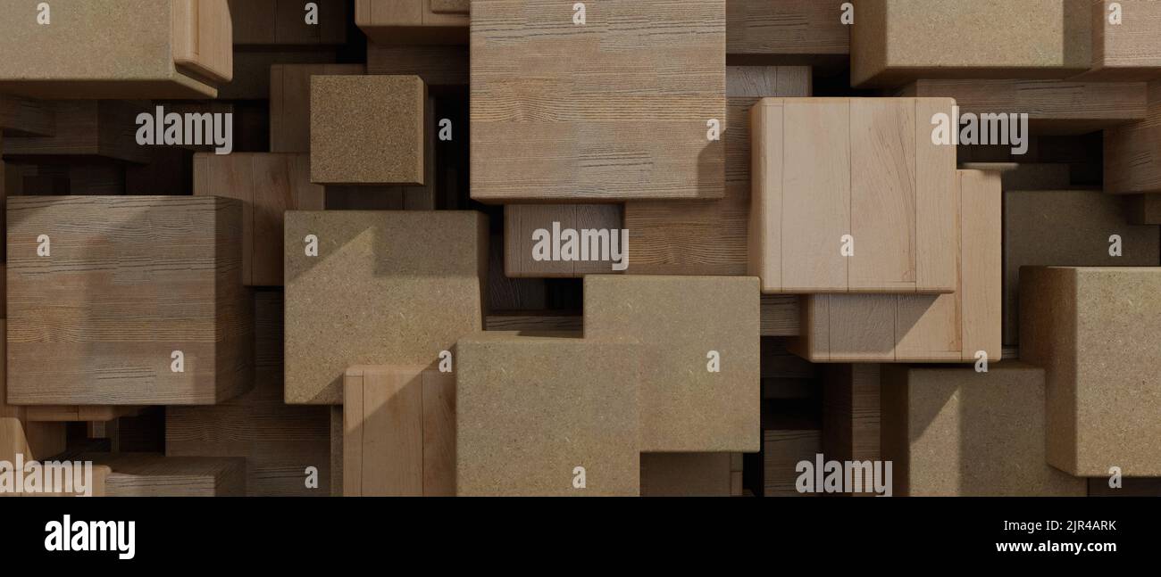 Blocks abstract background wood texture Stock Photo - Alamy