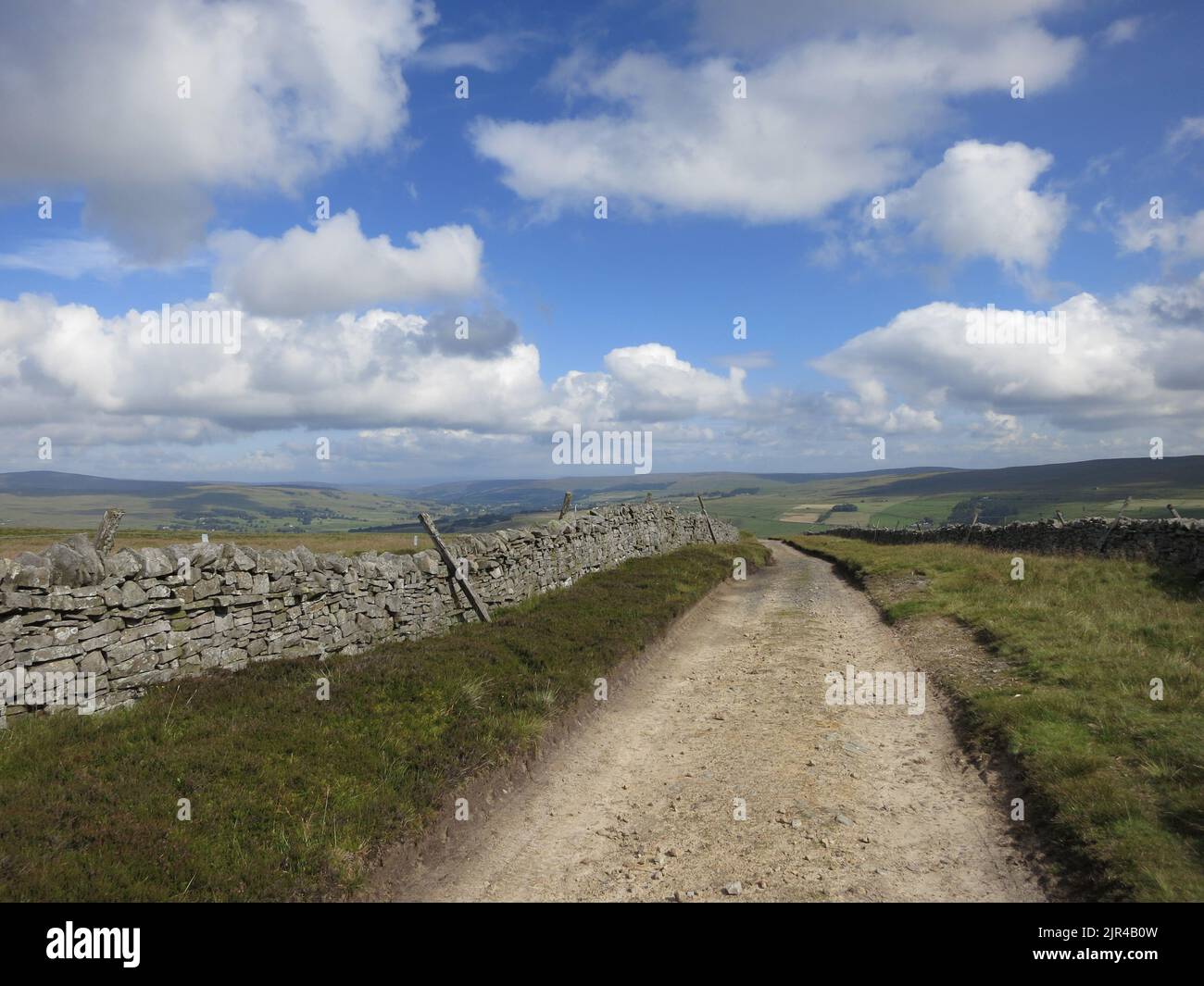 The Pennine Way National Trail Long-distance hiking trail. England. UK ...