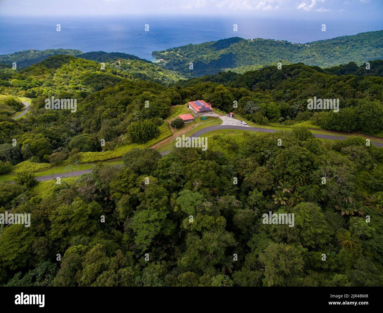 Visitor Center in the Main Ridge Forest Reserve located in the UNESCO ...