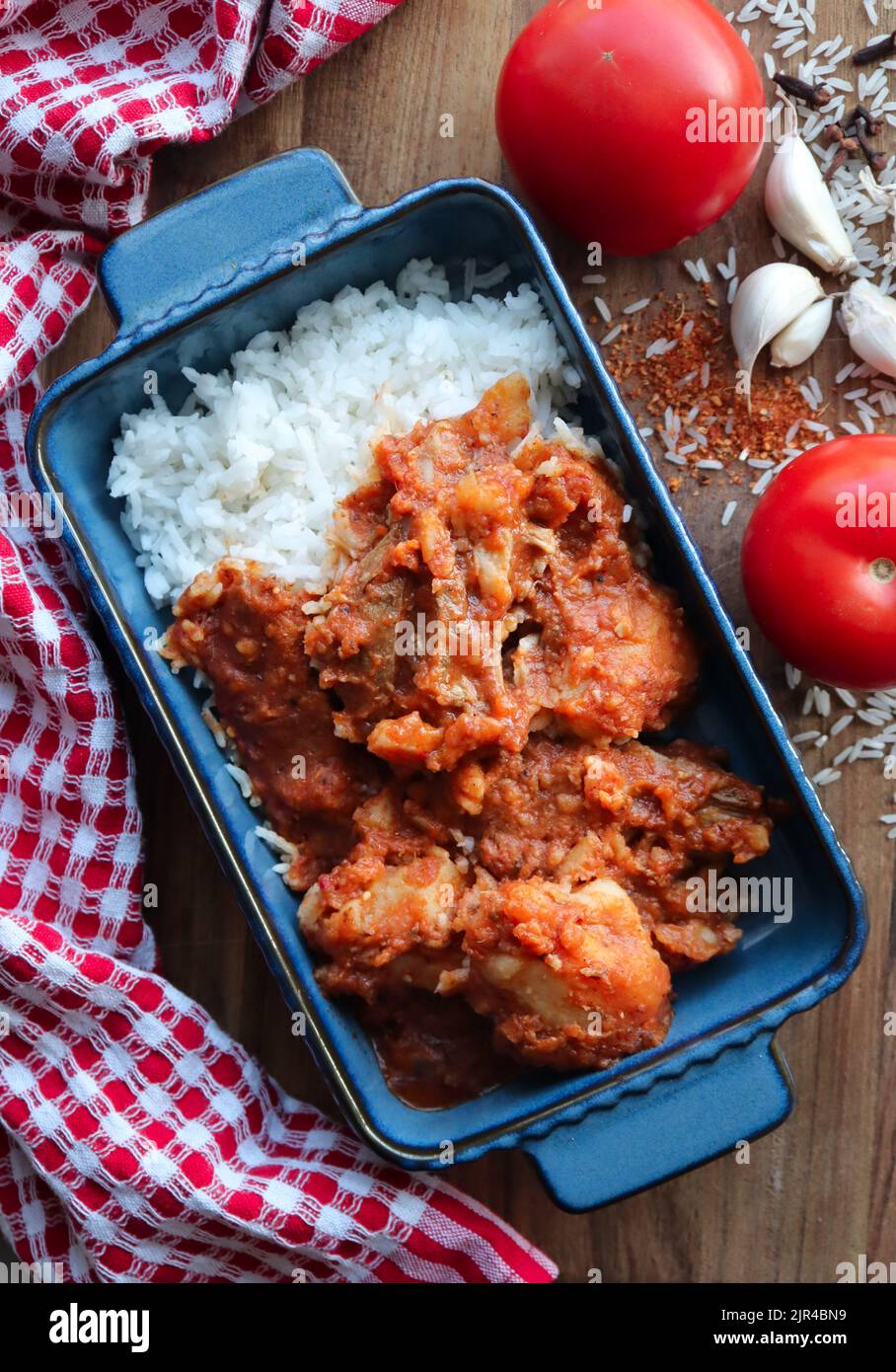 Tomato Bredie. Traditional South African stew called a bredie made with ...