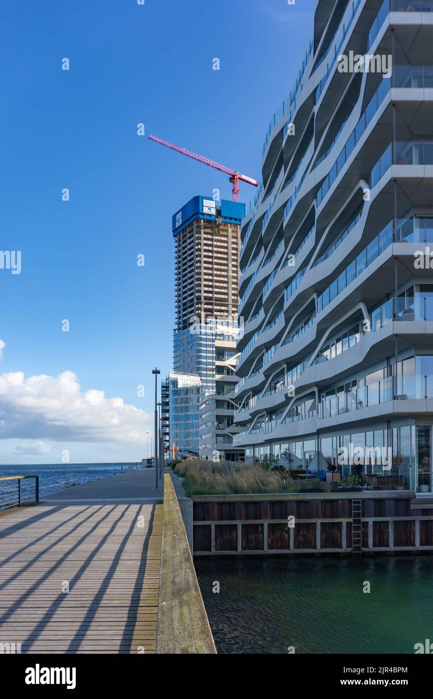 New buildings in Aarhus Docklands made in 2021 Stock Photo - Alamy