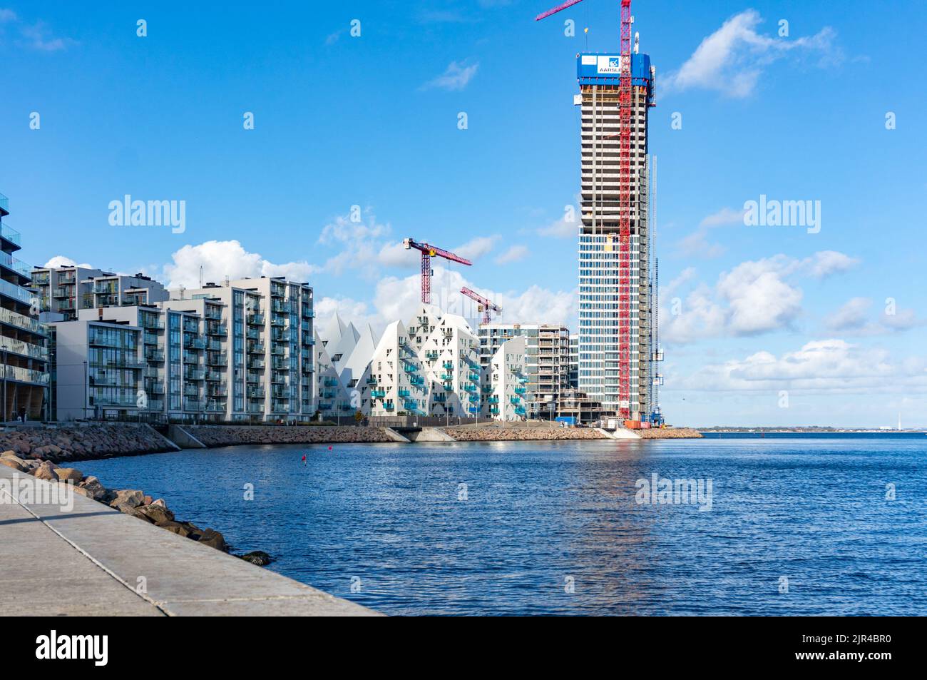 New buildings in Aarhus Docklands made in 2021 Stock Photo - Alamy
