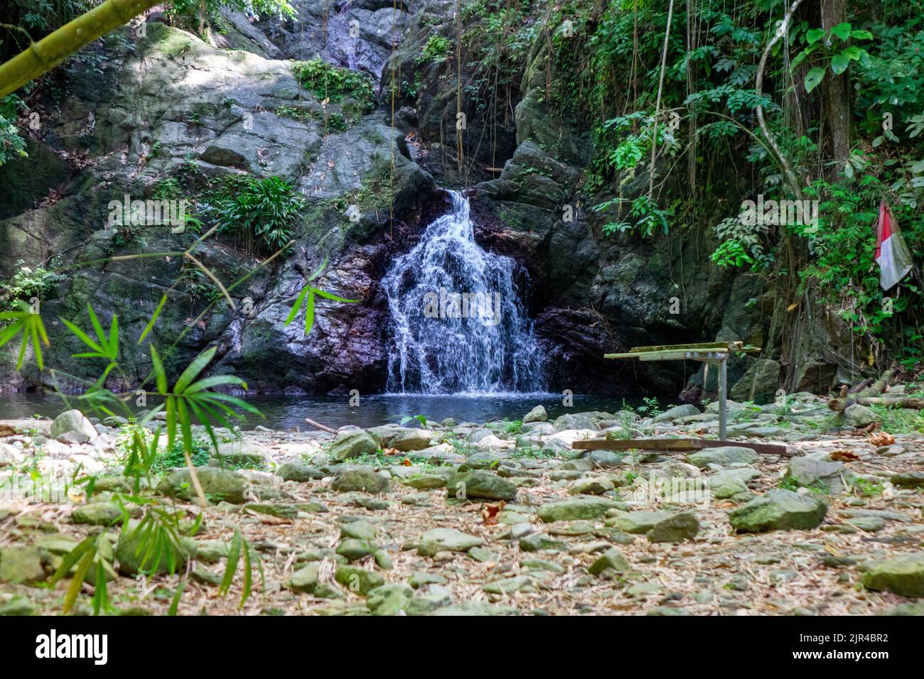 Parlatuvier Waterfall within the UNESCO North-East Tobago Man and the ...