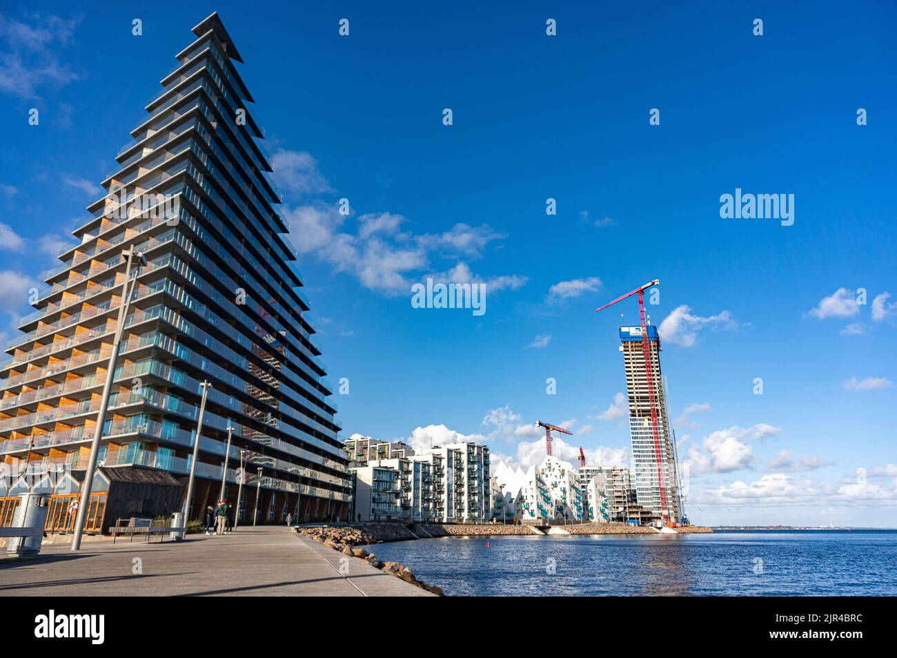 New buildings in Aarhus Docklands made in 2021 Stock Photo - Alamy