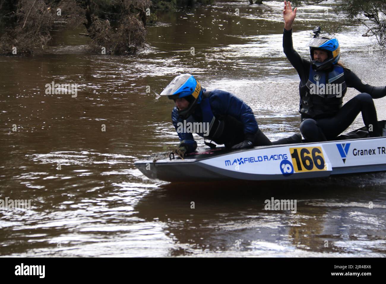 Power Boats Passing Through Swan Valley, Avon Descent 2022 Boat Race ...