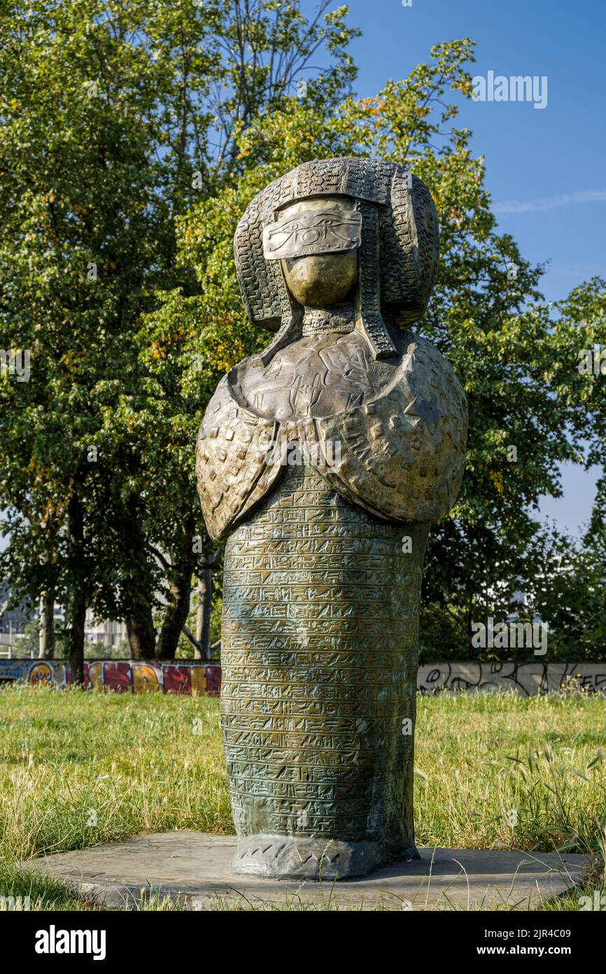 France. Paris (75) (12th district) "Isis the Egyptian", bronze ...