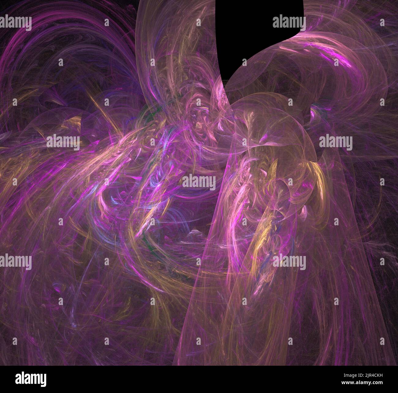 image of one Illustration of digital fractal Stock Photo - Alamy