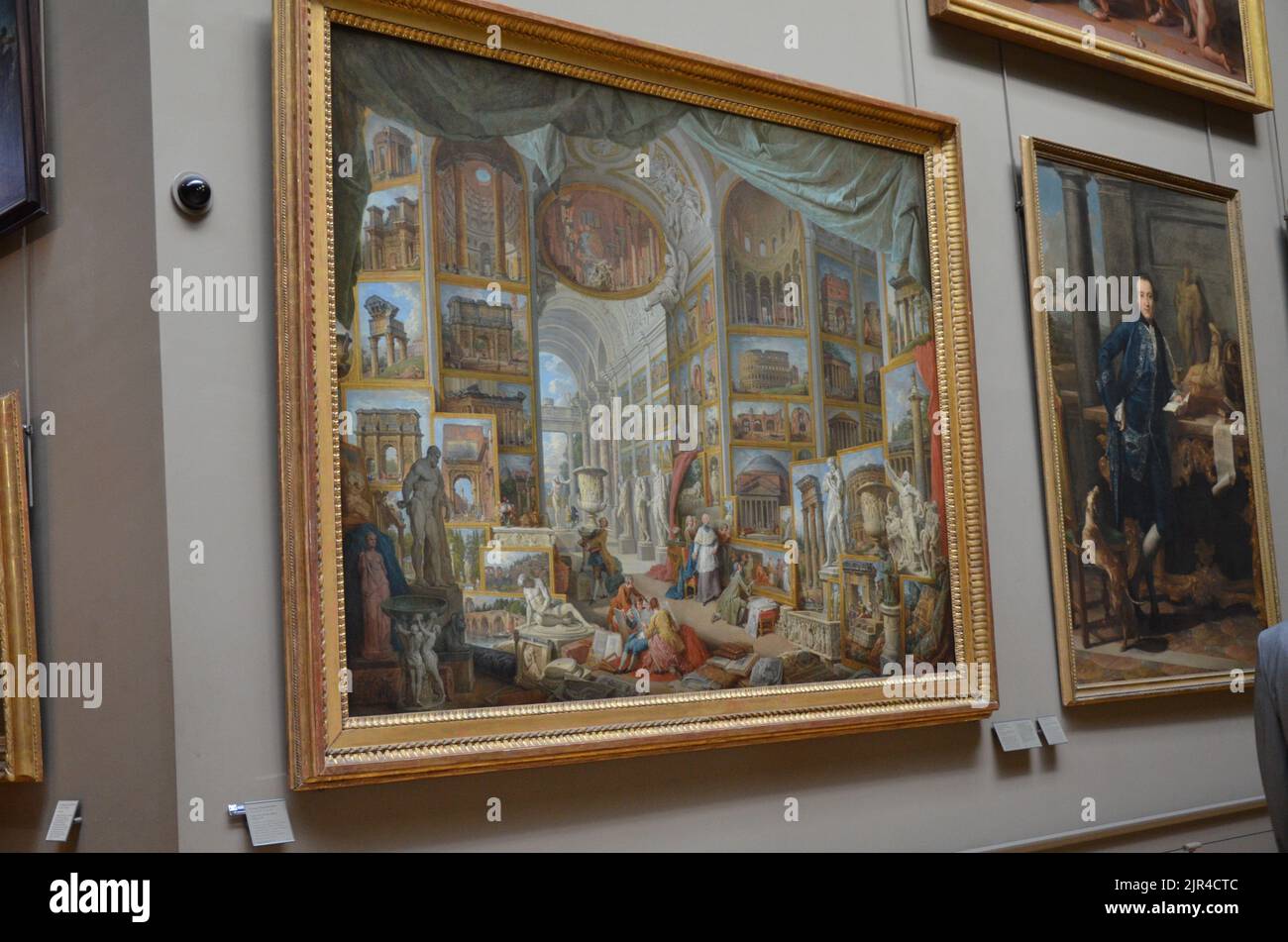 Paris, France 03.25.2017: interior of a famous museum of Paris Stock ...
