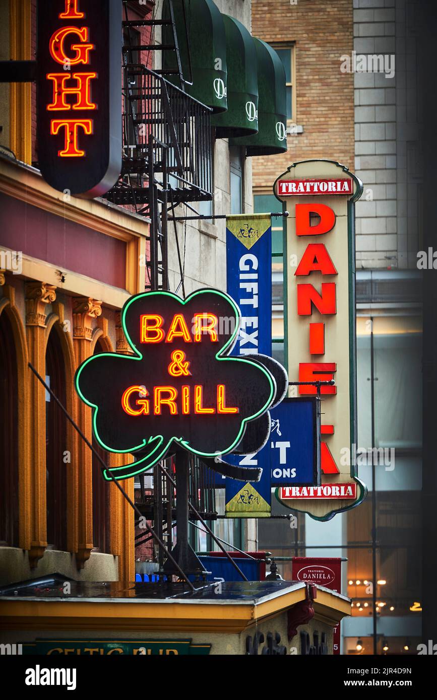 Colours of New York City Streets Stock Photo - Alamy