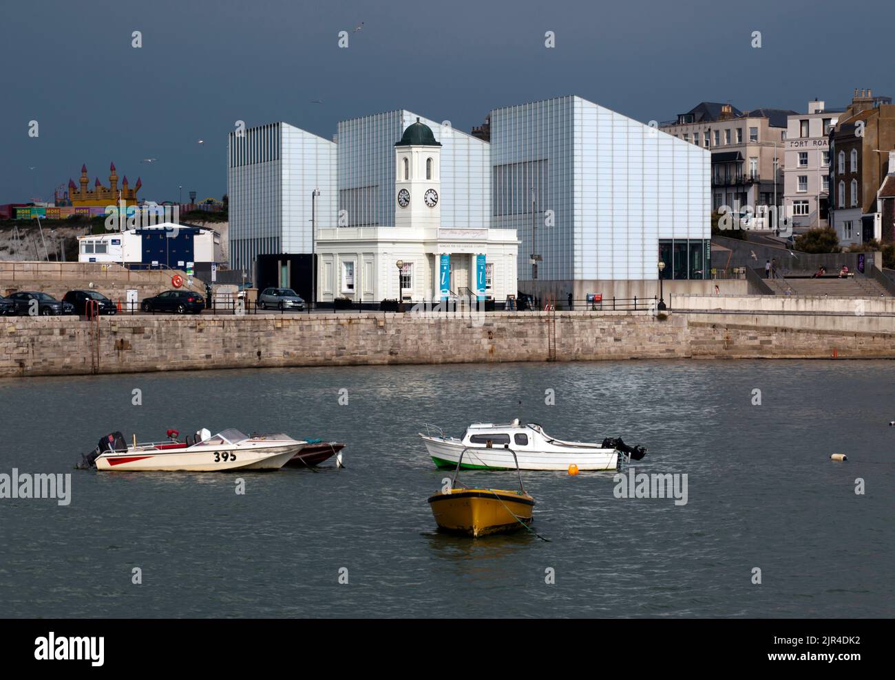 View across the harbor, of the Turner Contemporary with the Old Margate ...