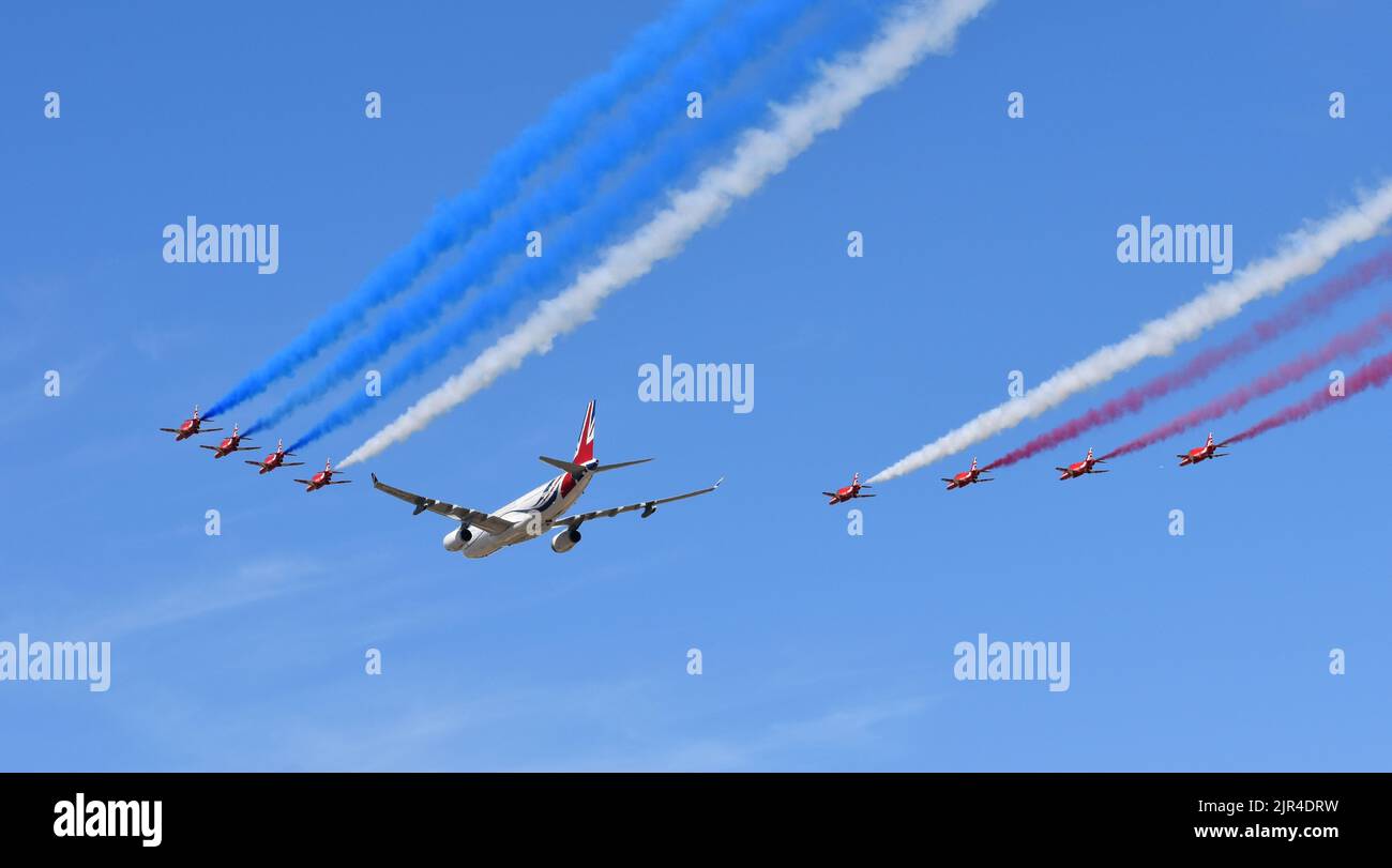 RAF VOYAGER FLYPAST Stock Photo - Alamy