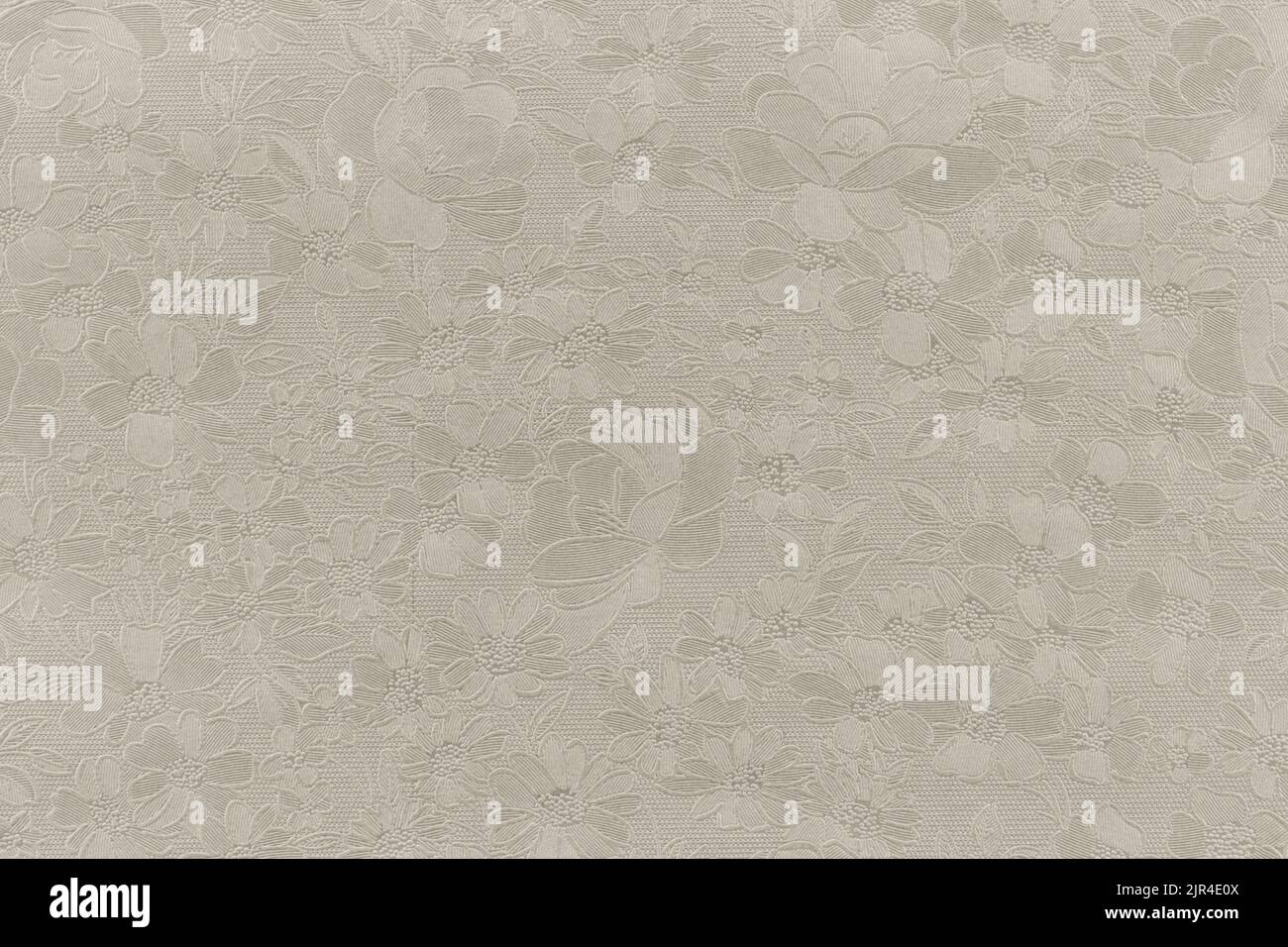 silver floral ornament brocade textile pattern.Gold background texture ...