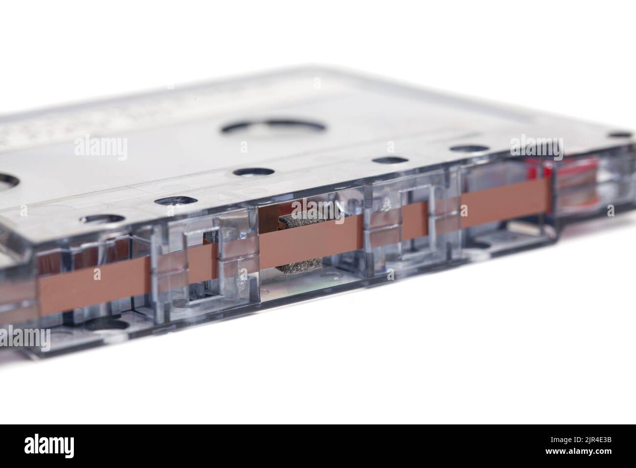 Old audio cassette isolated on a white background Stock Photo - Alamy