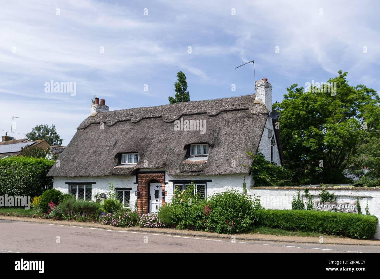 Detached thatched property, known as Corner Cottage, in the village of ...