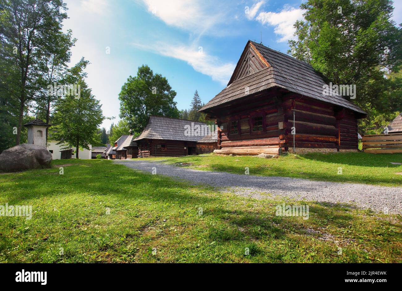 Buildings of folk architecture in the natural environment of the Orava ...