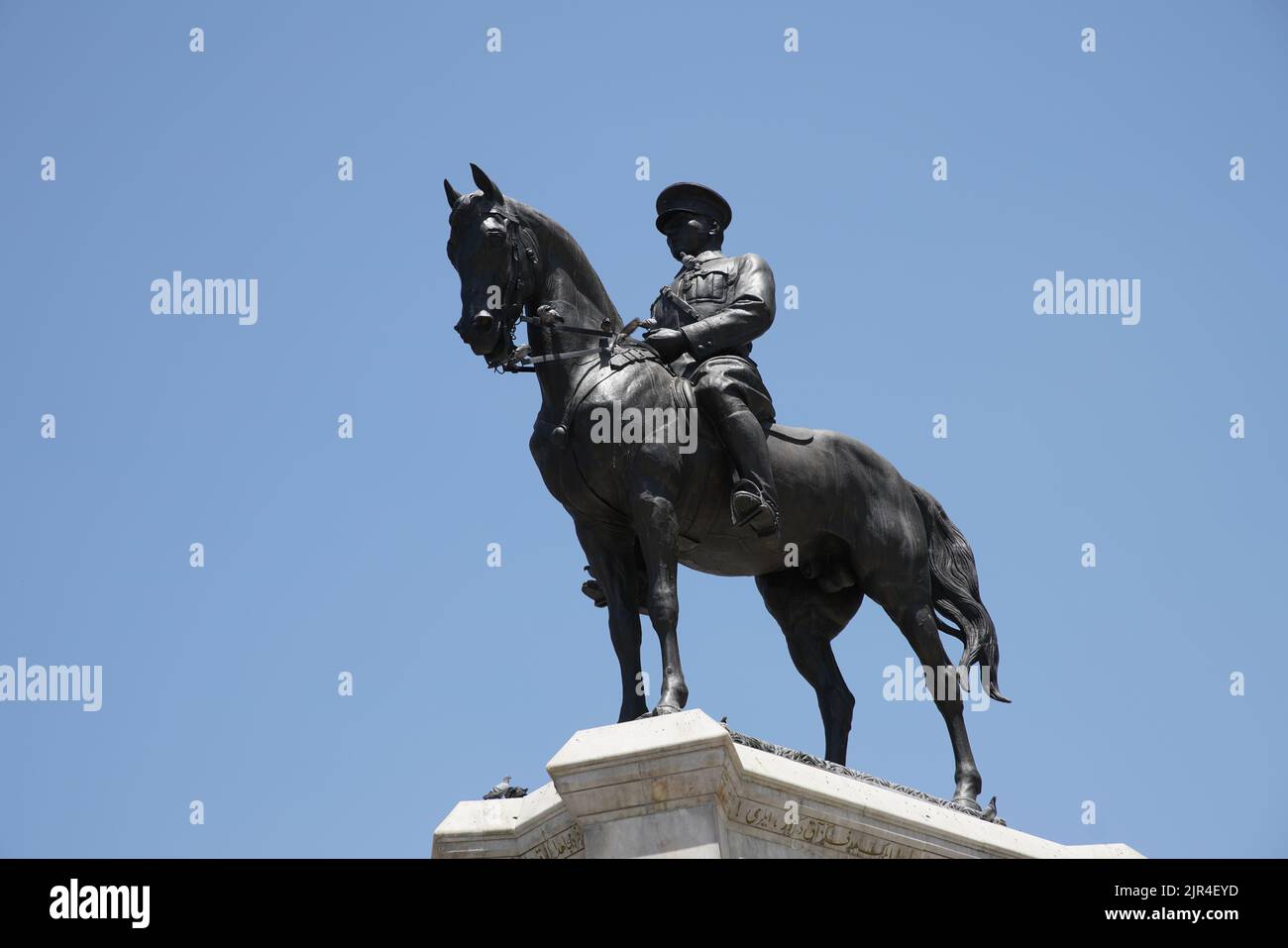 Ataturk Statue in Victory Monument in Ankara City, Turkiye Stock Photo ...