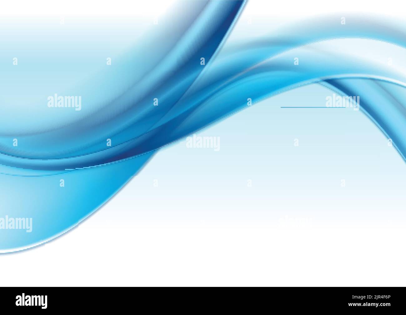 Abstract blue soft elegant iridescent waves background. Modern wavy ...