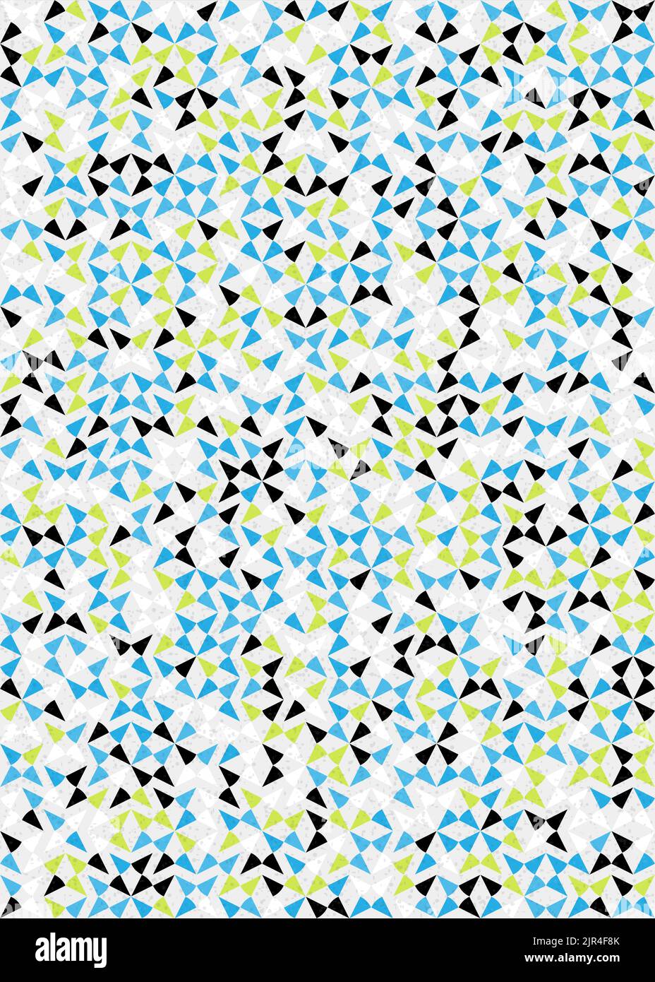 Abstract Geometrical generative computational art illustration Stock ...