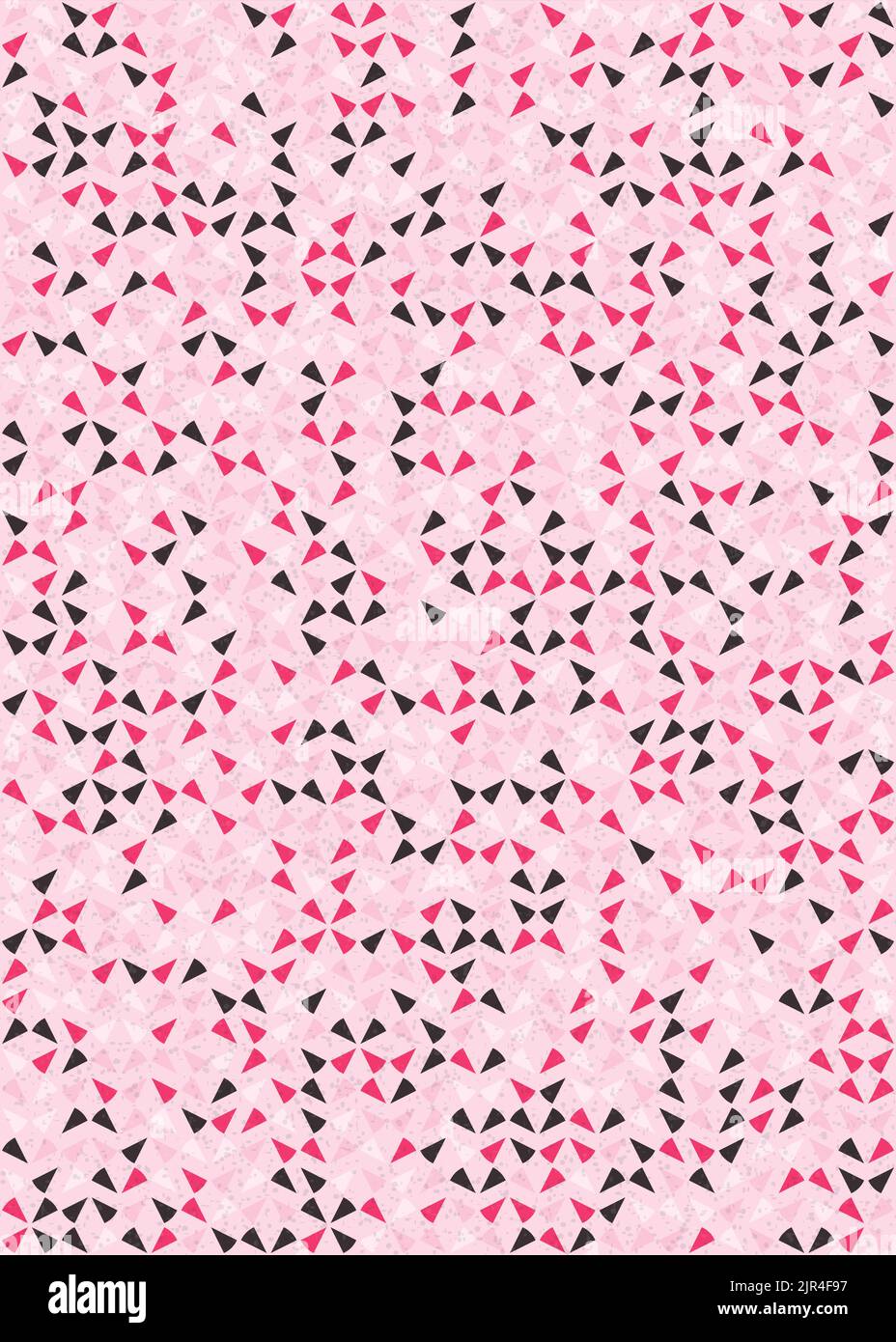 Abstract Geometrical generative computational art illustration Stock ...