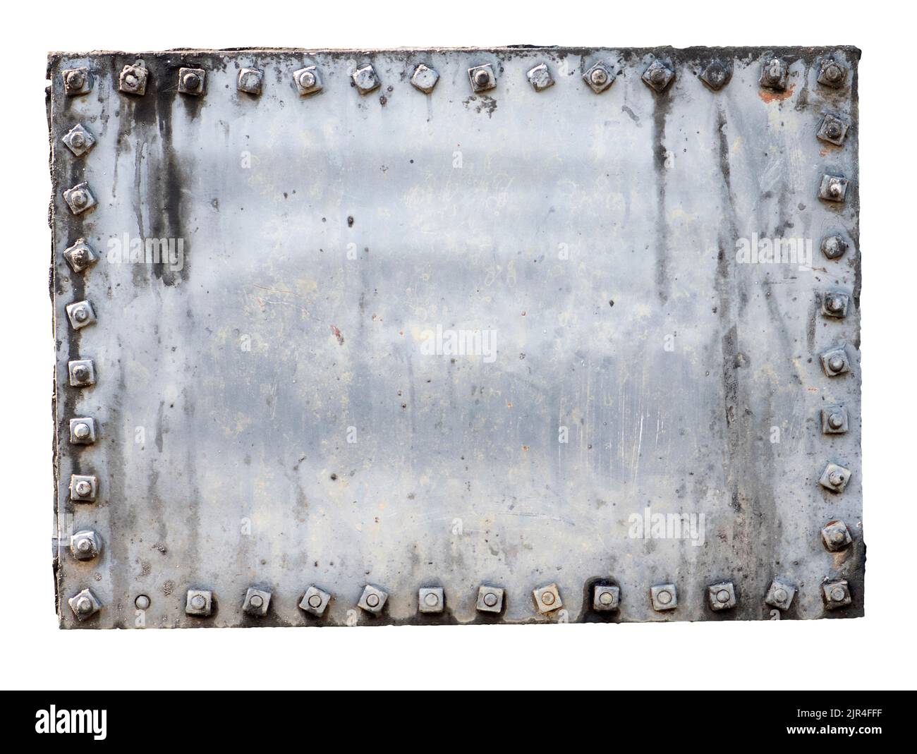 Industrial metal plate texture Cut Out Stock Images & Pictures - Alamy