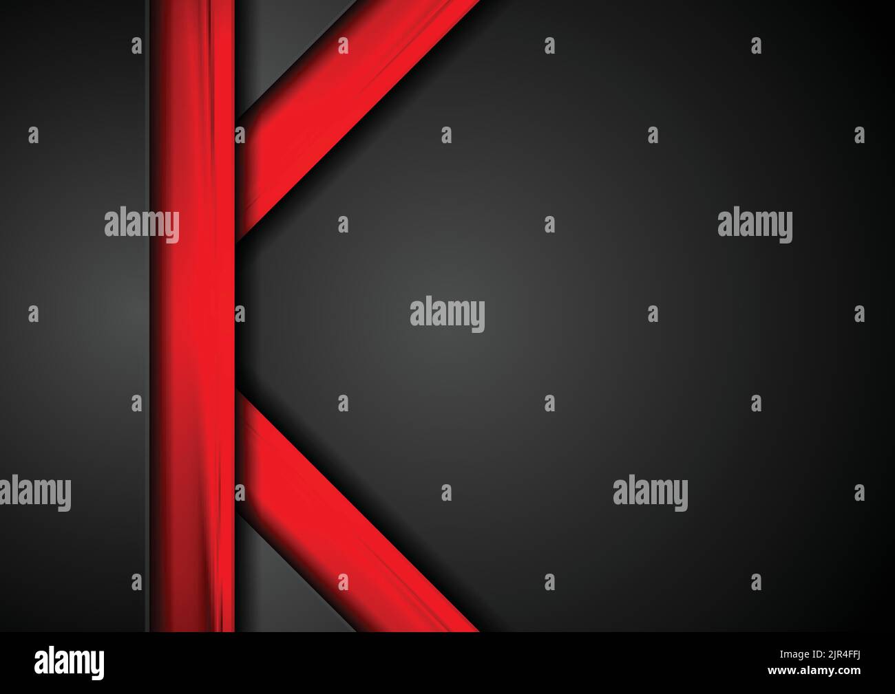 Tech abstract corporate black background with red stripes. Vector ...