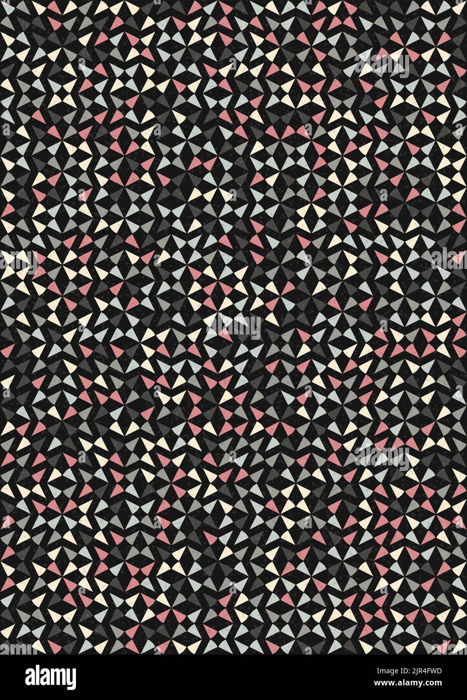 Abstract Geometrical generative computational art illustration Stock ...