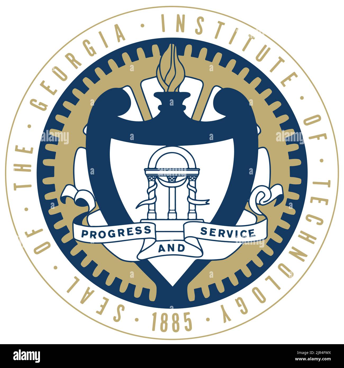 Seal and Logo of University Georgia Institute of Technology Stock ... Seal and Logo of University Georgia Institute of Technology Stock ...