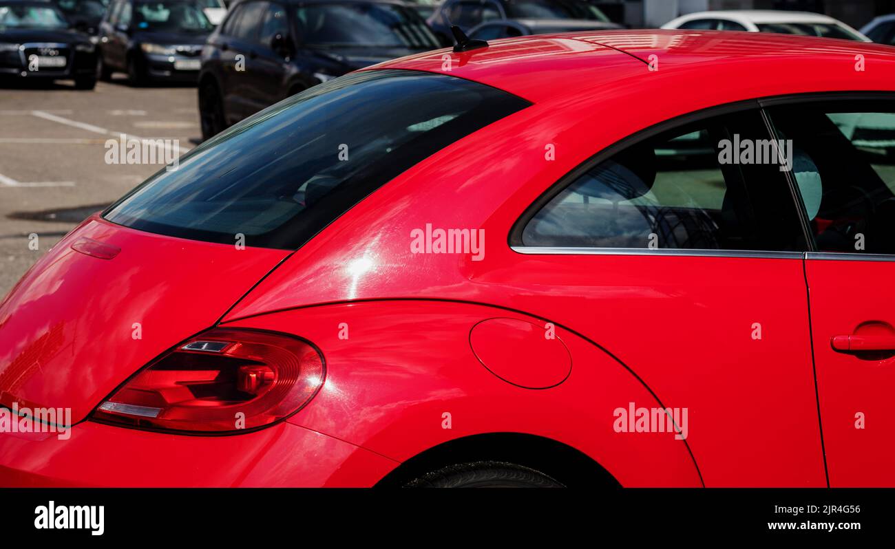 red model of the famous vintage car Stock Photo - Alamy