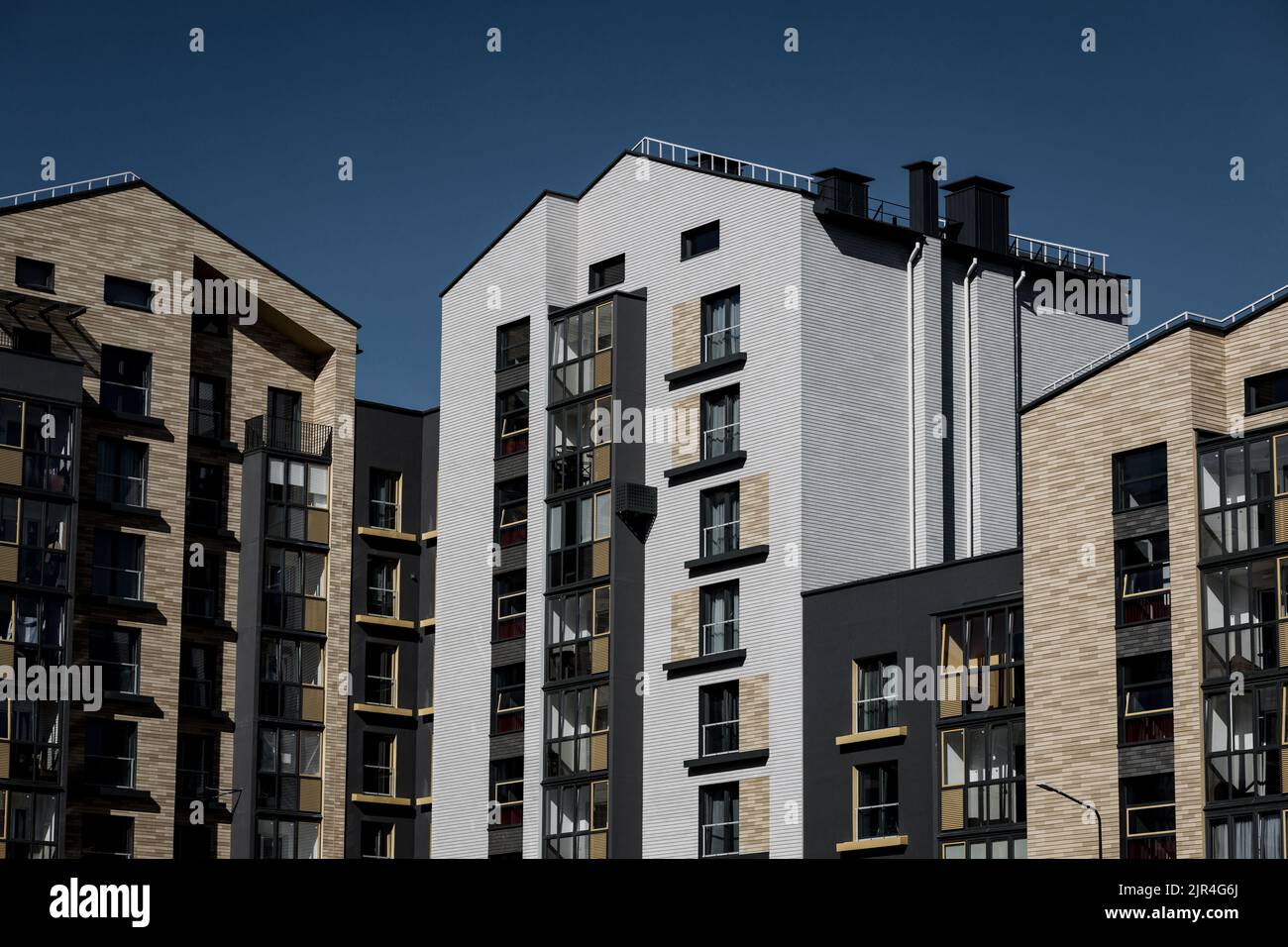 Modern european complex of luxury apartment buildings Stock Photo - Alamy