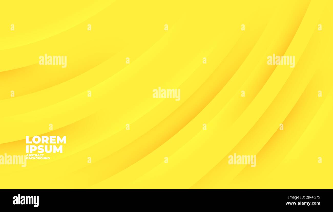 Abstract yellow background. Yellow modern shapes background for banner ...