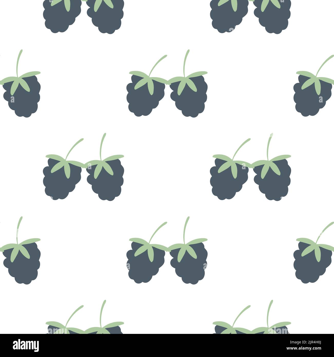 Blackberry seamless pattern vector illustration Stock Vector Image ...
