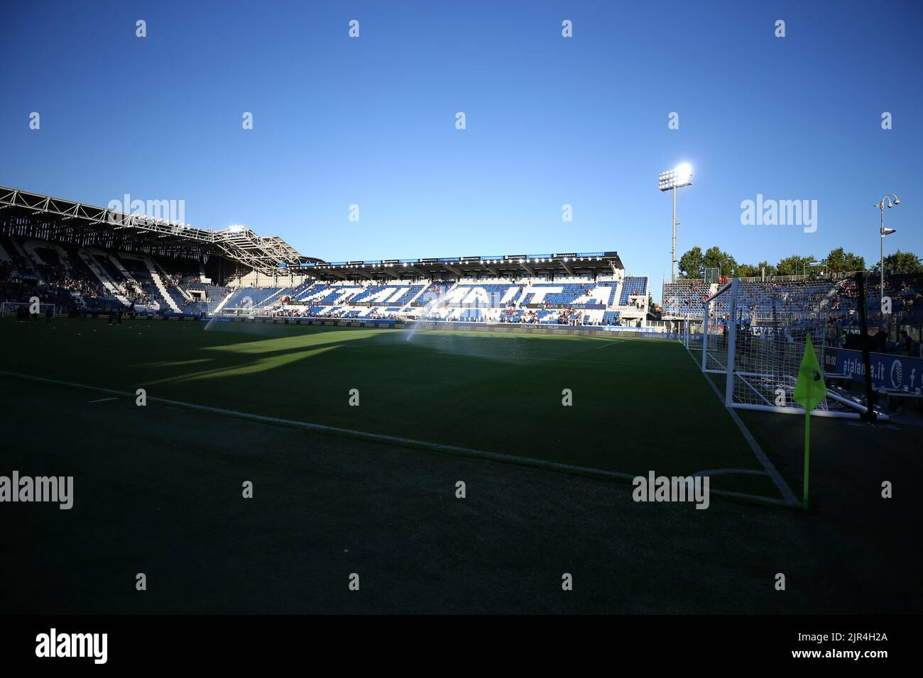 Bergamo, Italy . August 21, 2022, View inside the Gewiss Stadium during ...
