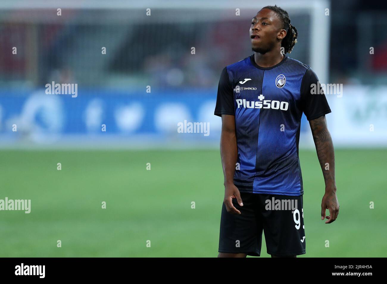 Bergamo, Italy . August 21, 2022, Brandon Soppy of Atalanta Bc during ...