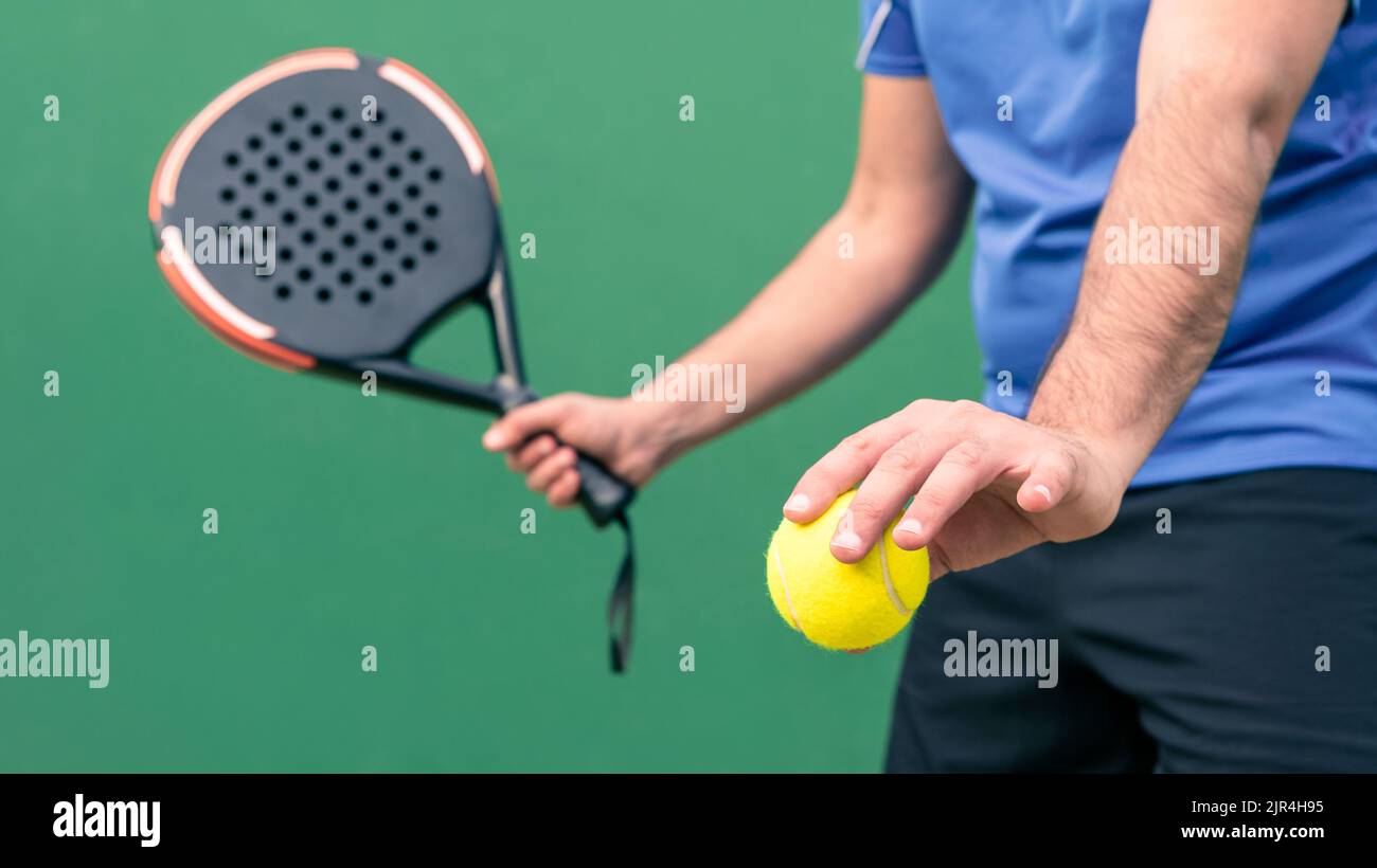 Playing sport professional sportsperson holding tennis racquet net ...