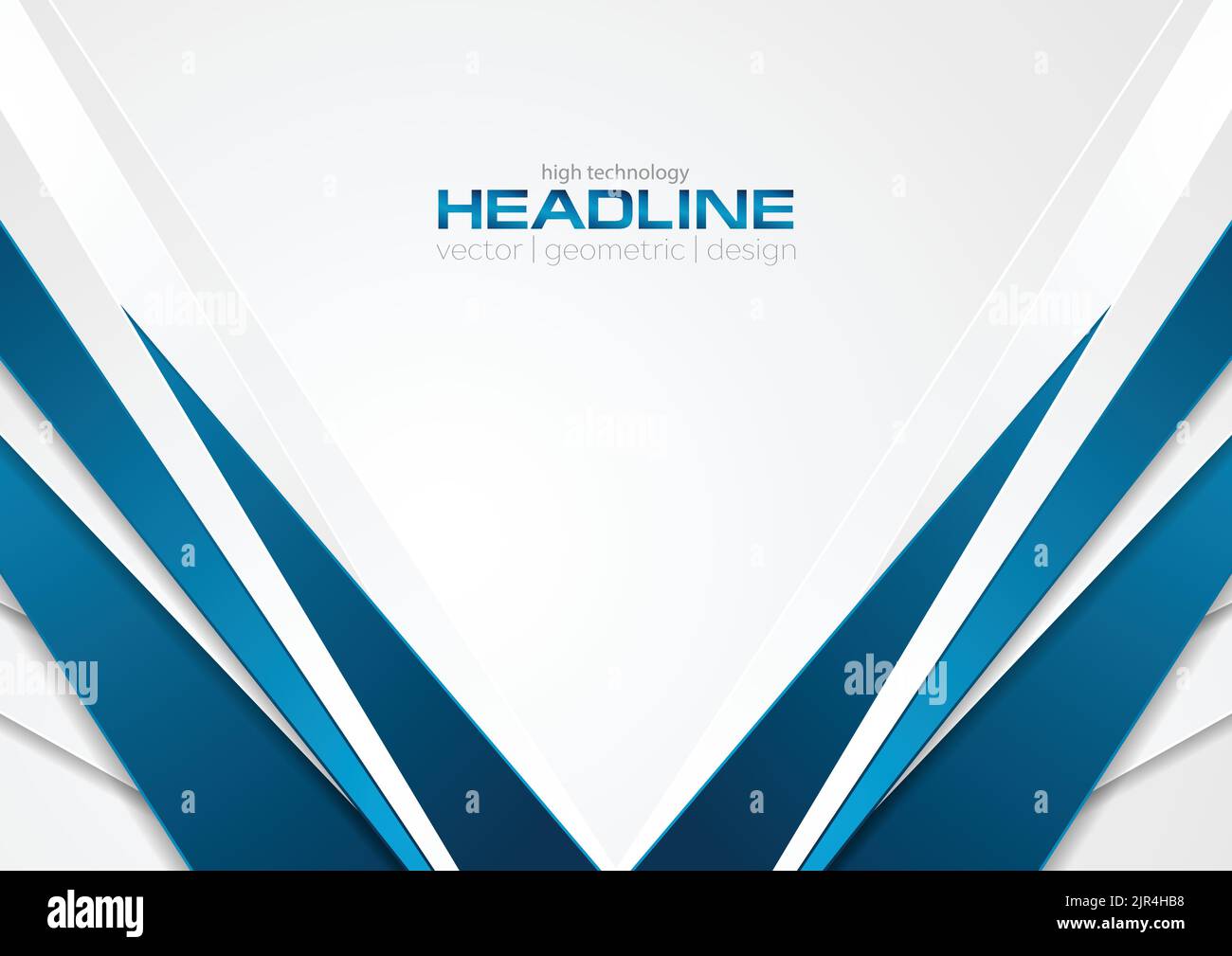 Blue and grey abstract corporate tech background. Vector design Stock ...