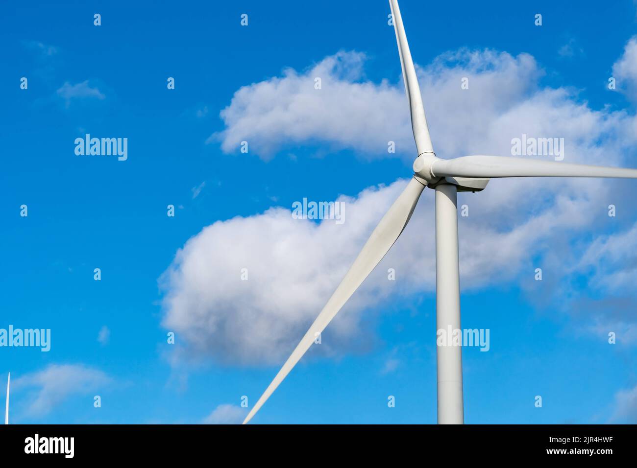 Wind turbines generating clean renewable energy Stock Photo - Alamy