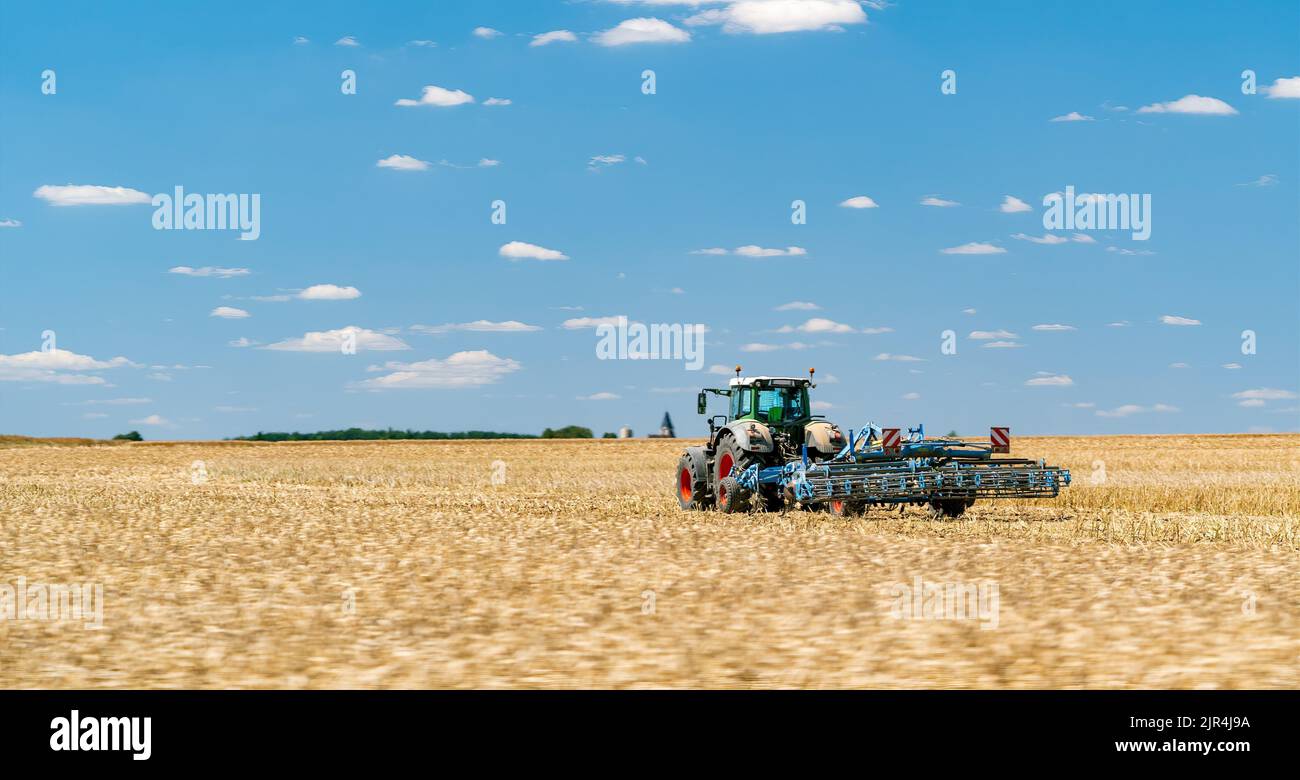 Farmer standing in tractor field hi-res stock photography and images ...
