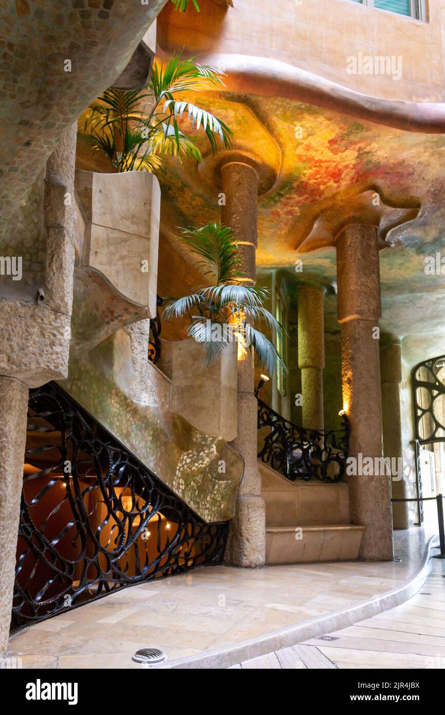 Plano Casa Mila De Gaudi