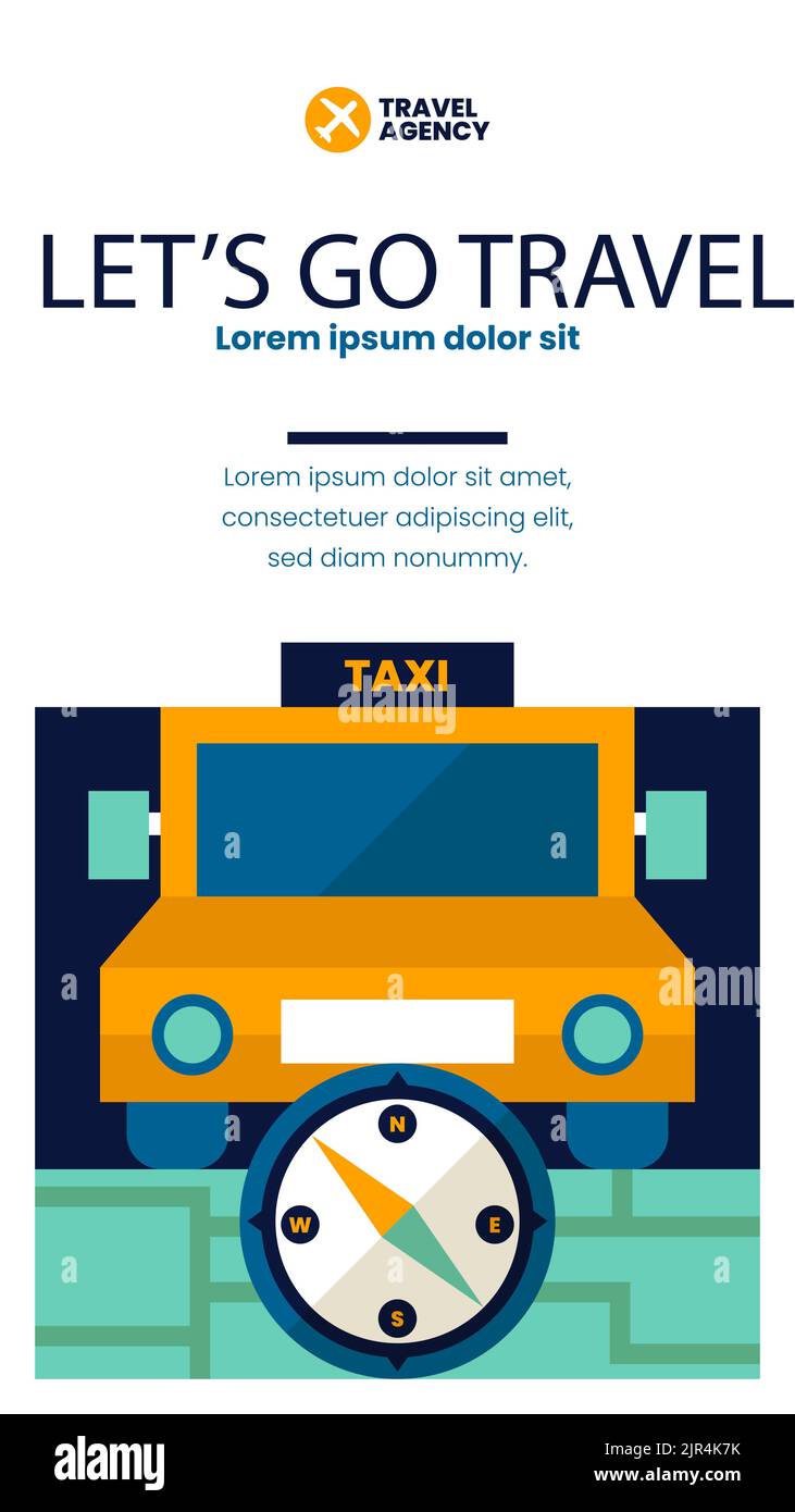 Travel agency visiting card Cut Out Stock Images & Pictures - Alamy