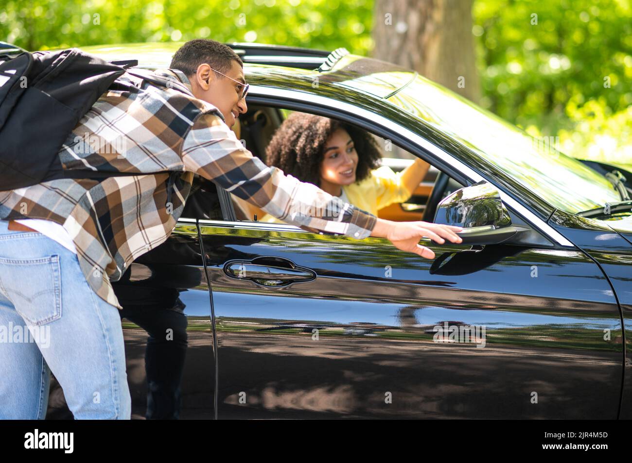 Asking direction forest hi-res stock photography and images - Alamy