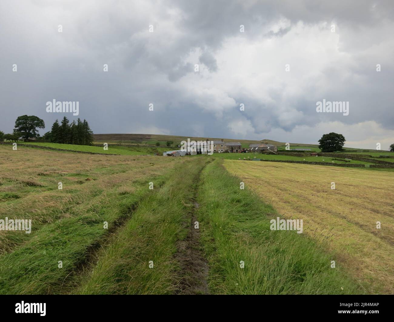 The Pennine Way National Trail Long-distance hiking trail. England. UK ...