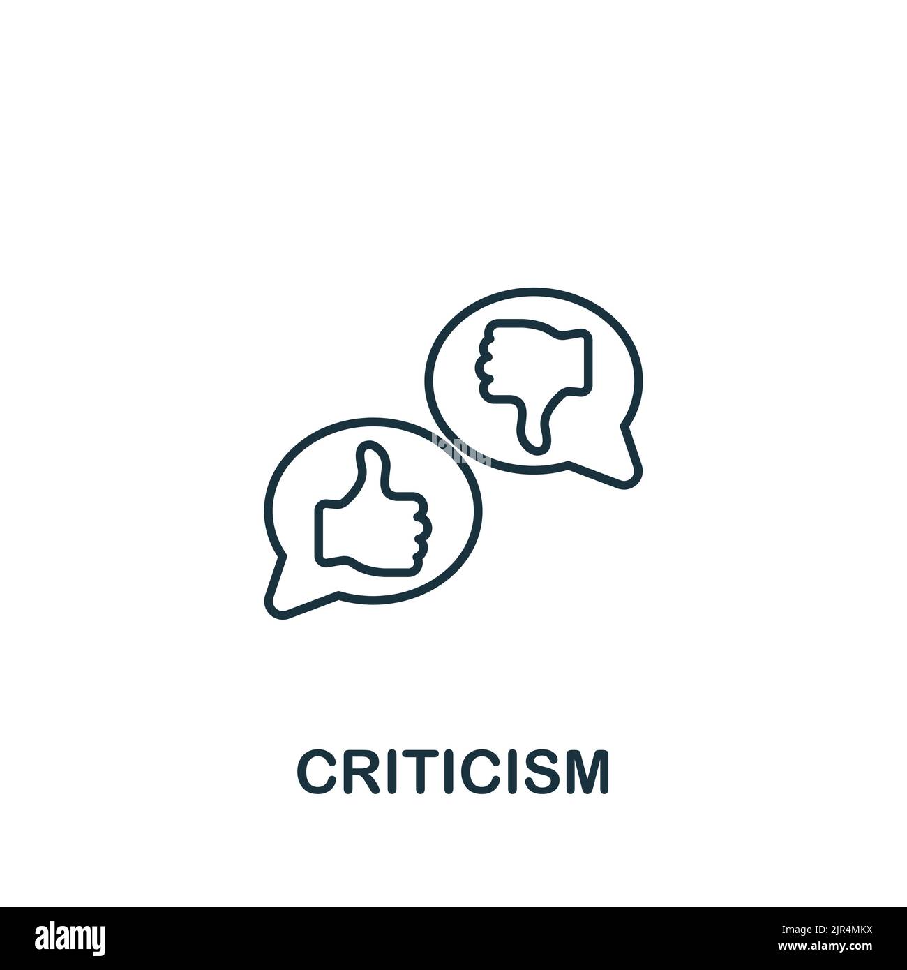 Critical criticism Stock Vector Images - Alamy