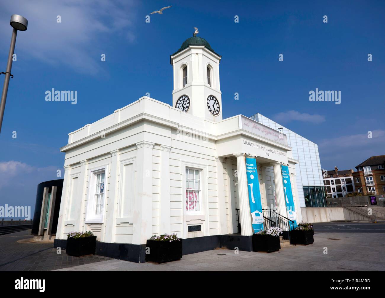The Old Margate Pier and Harbour Company Building, Margate Stock Photo ...